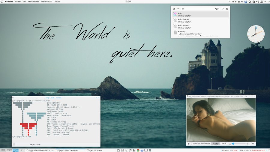 Evolution KaOS – Seducción Linux