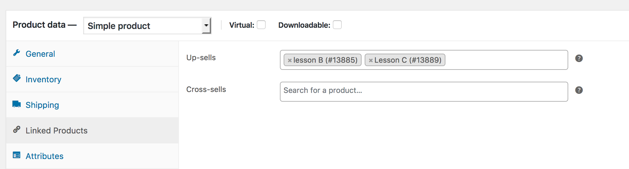 With [sensei_courses] short code on product page, up-sells disappear ...