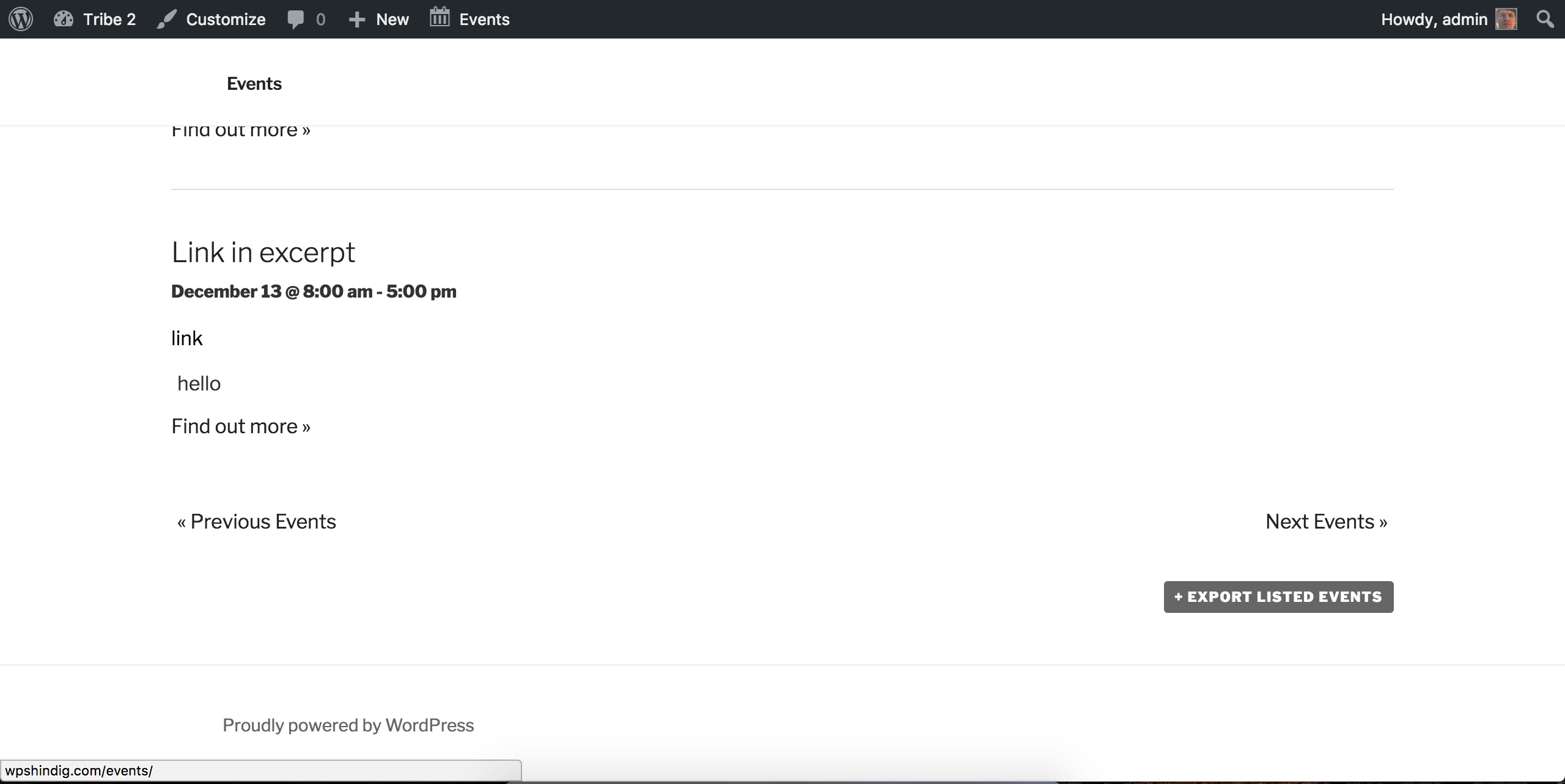 show html in excerpts on event list page and calendar tooltips