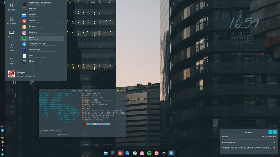 Evolution KaOS – Seducción Linux