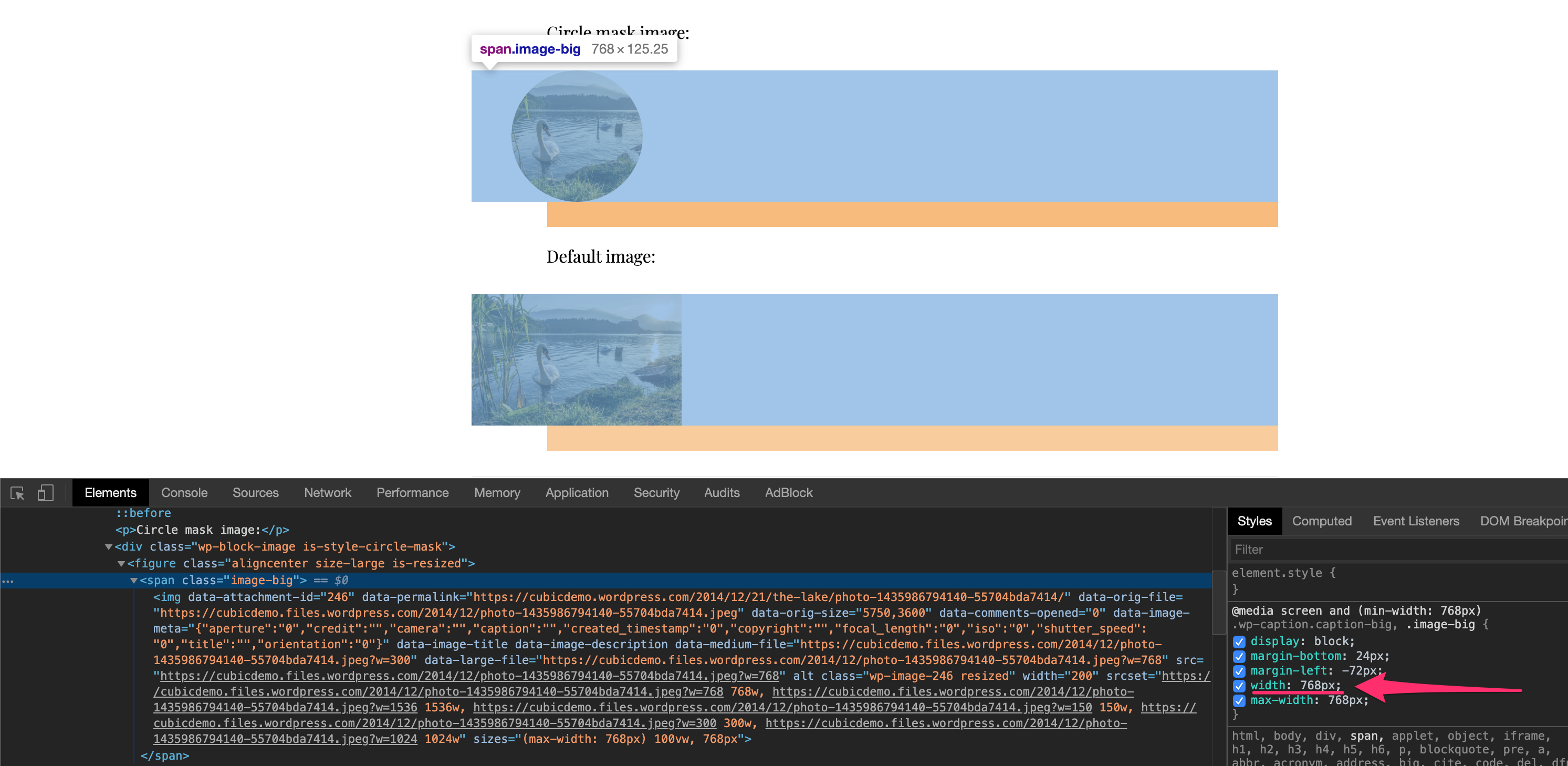 Cubic: Image not center aligned · Issue #1504 · Automattic/themes · GitHub