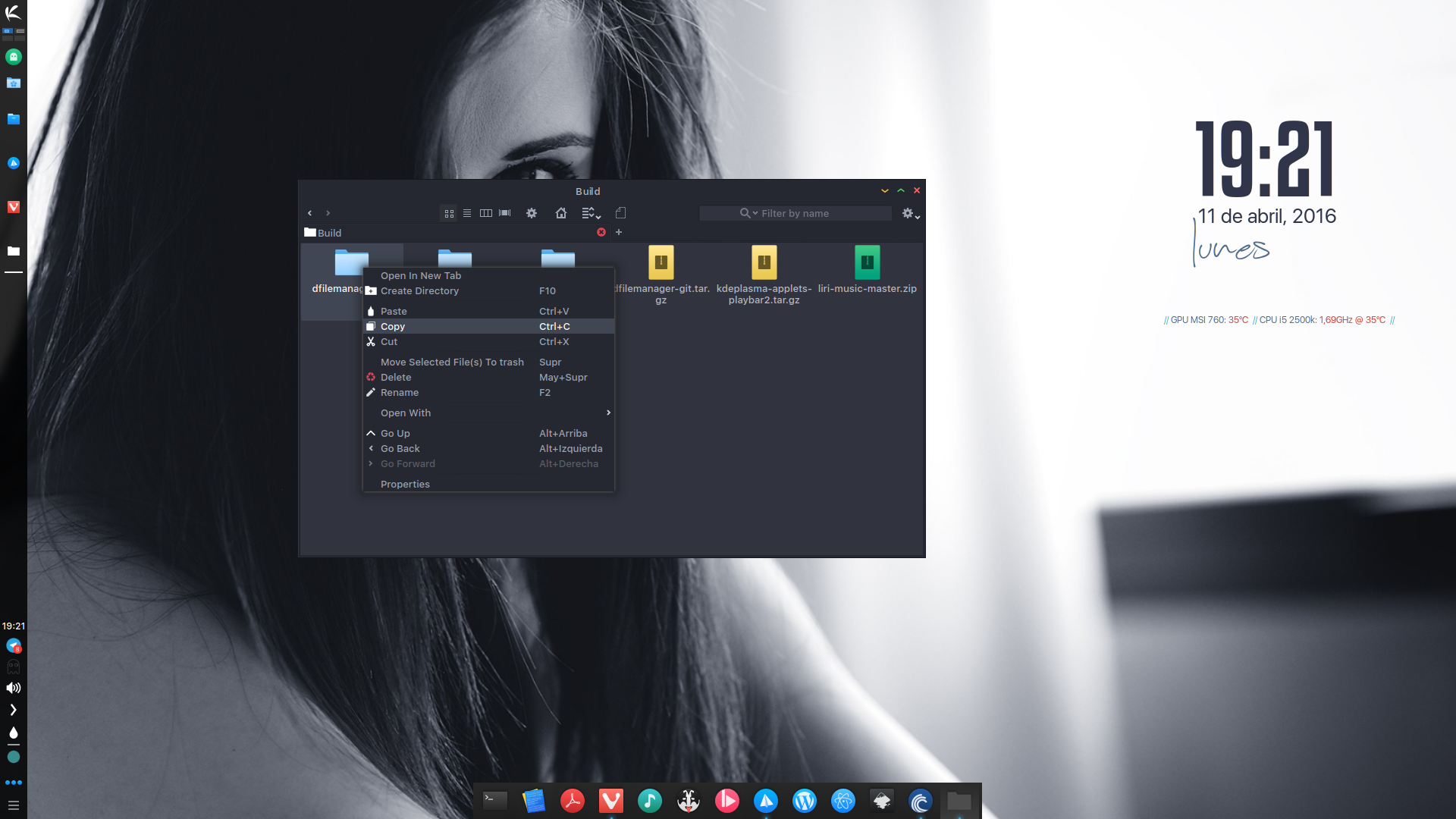 DFileManager – Seducción Linux