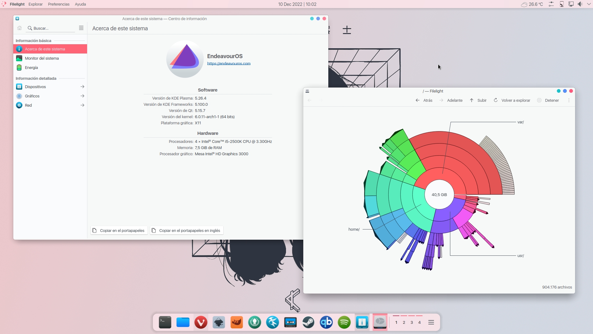 Moe se actualiza en todos sus temas – Seducción Linux