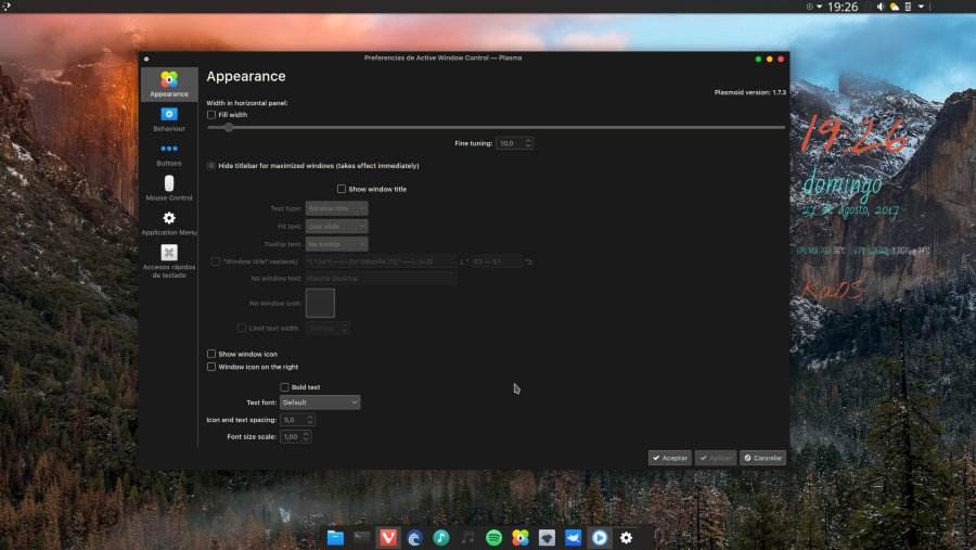 Active Window Control – Seducción Linux