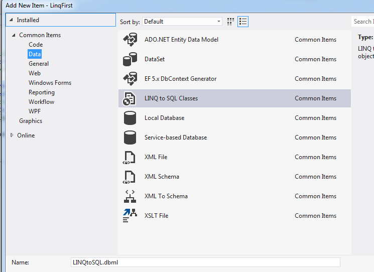 LINQ to SQL trong môi trường Visual Studio – Trần Ngọc Minh