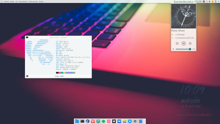 Evolution KaOS – Seducción Linux