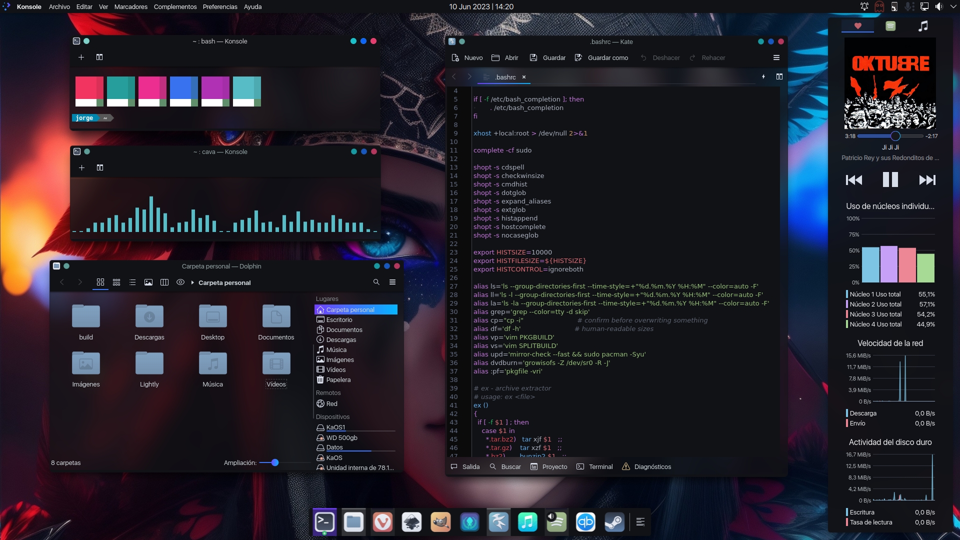 Temas Carl y Lenny actualizados – Seducción Linux