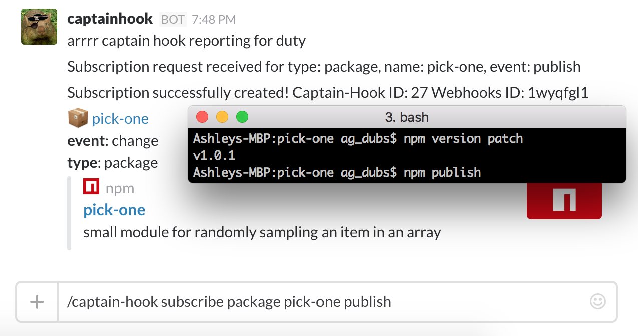 Npm Blog Archive Introducing Hooks Get Notifications Of Npm Registry 0634