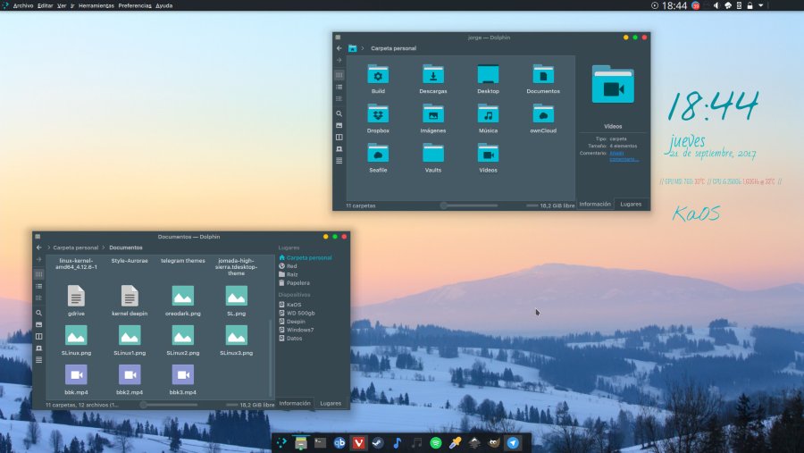 Iconos Papirus, versión Adapta – Seducción Linux