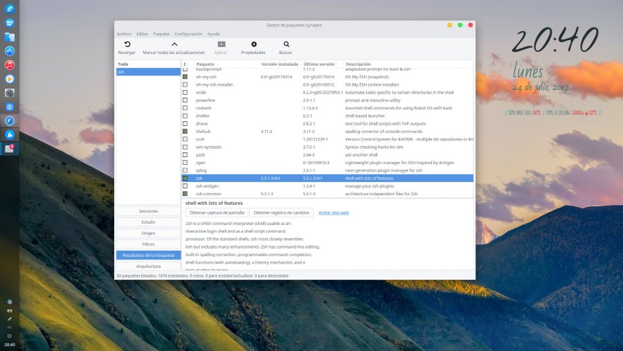 ZSH y como poner más guapa la terminal Deepin – Seducción Linux