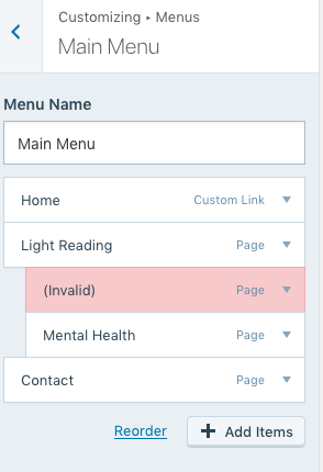Menu not showing correctly | WordPress.com Forums