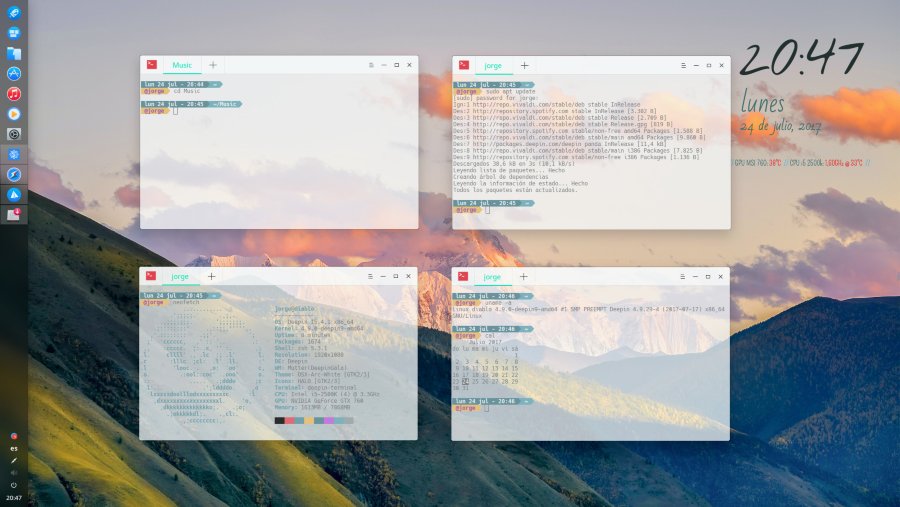 ZSH y como poner más guapa la terminal Deepin – Seducción Linux